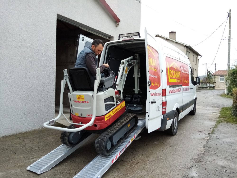 Mini pelle Micro pelle 1.1 T – 3 godets